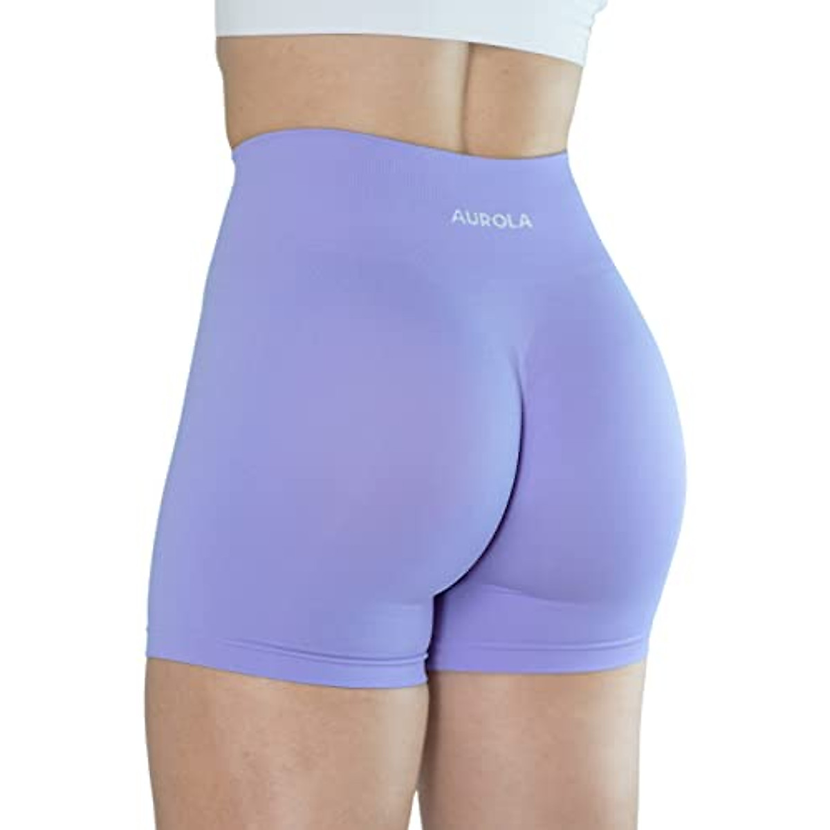 AUROLA Dream Collection Workout Shorts for Women High Waist Seamless Scrunch Athletic Running Gym Yoga Active Shorts