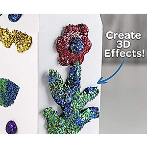 Crayola 04 0704 Glitter Dots Sparkle Station Craft Kit, Gift for Kids Age 6+