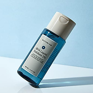 Naturium BHA Liquid Exfoliant 2%, with Salicylic Acid & Bioactive Fruit Acids, Face & Skin Care Treatment for Discoloration, 4 oz