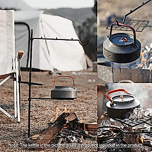 Swivel Camping Grill Grate Set｜Portable Campfire Cooking Grill for Campfire Grill Grate Over Outdoor Bushcraft Fire Pits