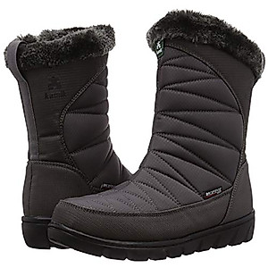 Kamik Women's Hannah Zip W Snow Boot, Black, 6 Wide