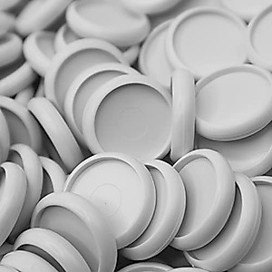 Hidden Gem Discbound Notebook Discs, 11 Plastic Pieces White 1-inch/24mm