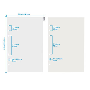 Happyaokeland Address Book Refill Pages 648 Contacts (236 Replacement Pages of Addresses, Birthday, Email) Durable Dividers with Alphabetical Tabs Large Print Refillable Pages Fits A5 6-Ring Binder