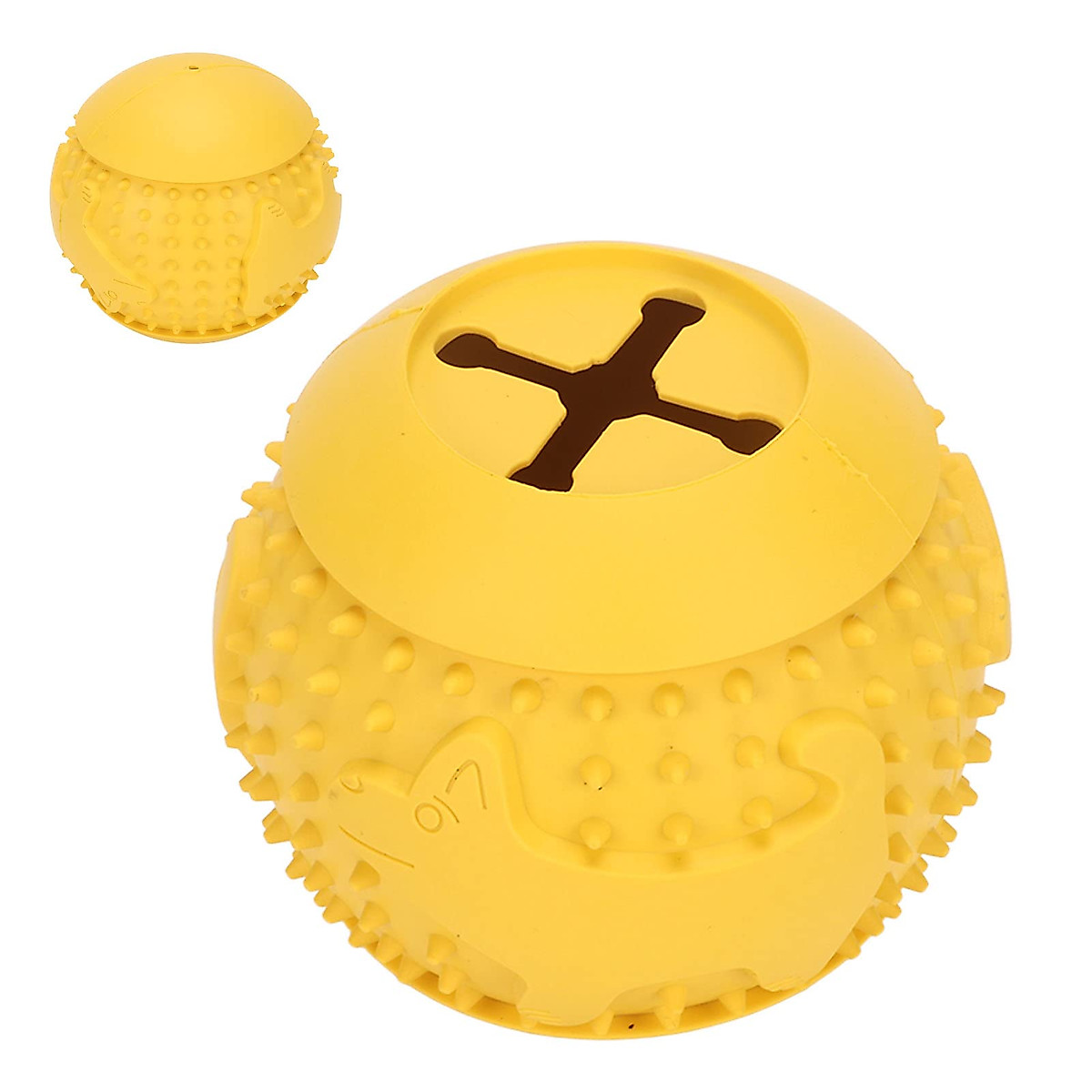 Zerodis Dog Chew Toy,Durable Dog Interactive Toy Dog Rugby Dog Leakage Food Ball Pet Interactive Ball Toy Pet Puzzle Toys for Aggressive Chewers