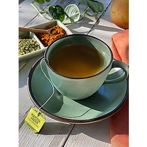 Bigelow Tea Matcha Green Tea with Turmeric, Caffeinated Tea with Turmeric, 18 Count Box (Pack of 6), 108 Total Tea Bags