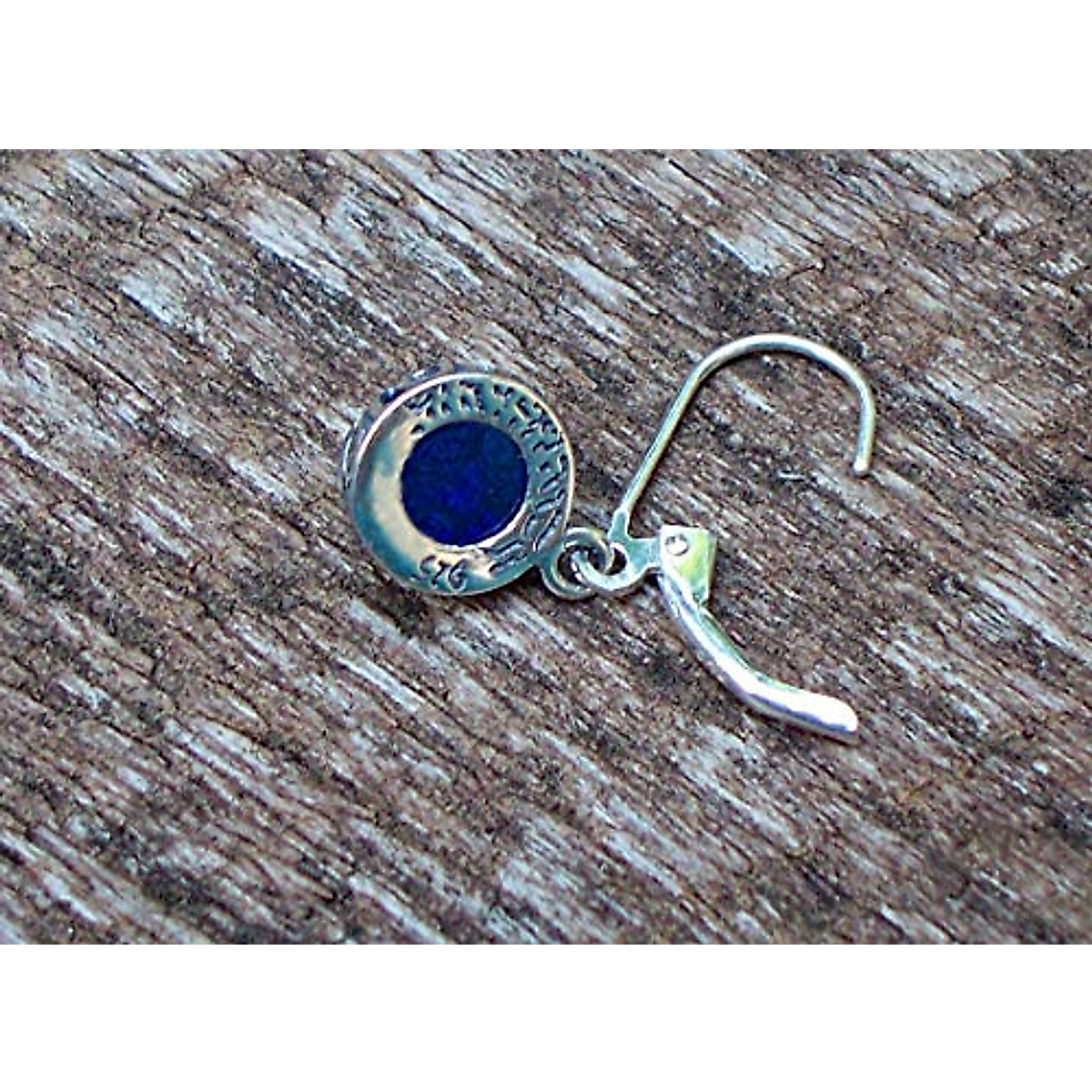 Bottled Up Designs Handmade Vintage White Leverback Botanicals Earrings, Sterling Silver, Eco Friendly, Made in USA, Birthday Gifts, Mothers Day, Women, Anniversary (Skin Cream Jar Glass)