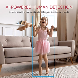 YI Baby Monitor with Camera and Audio HD WiFi Pet Cam, Sound Motion Human Detection, 2-Way Audio, Smartphone app, Night Vision, Cloud Storage, Nanny Baby Elder, Works with Alexa 2pc