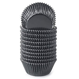 Vibrille Rose Gold Foil Cupcake Liners Standard Muffin Baking Cups, 200-count