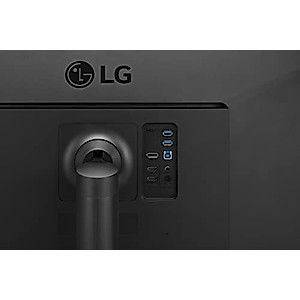 LG 34WL85C-B UltraWide 34” 21:9 Curved WQHD (3440 x 1440) IPS Display, sRGB 99% Color Gamut, HDR 10, Height / Tilt Adjustable Stand – Black