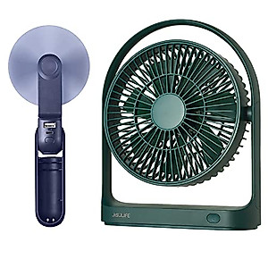 JISULIFE Portable Handheld Fan Small Desk Fan