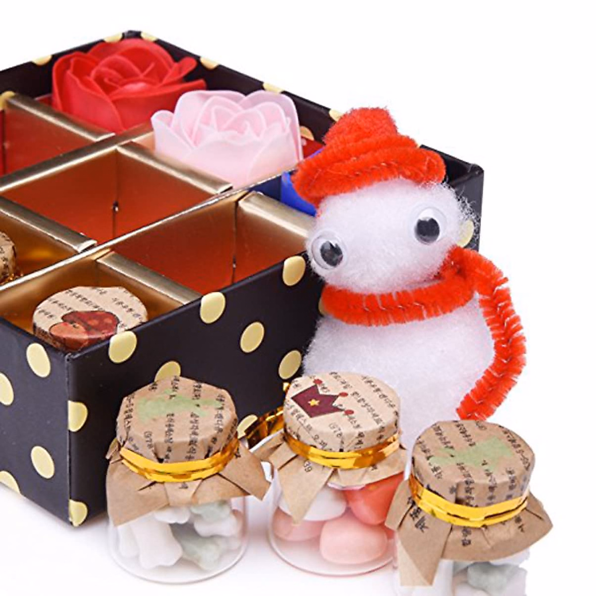 EXCEART Craft Toy 700pcs Round Wiggle Eyes with Strong Adhesive for Scrapbooking Toys