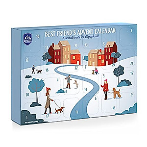 Himalayan Dog Chew 24 Joyful Days Dog Advent Calendar, 24 Tasty Dogs Treats for All Breeds, Himalayan Cheese Treats, Cookie Treats, Freeze Dried Whole Meat Treats