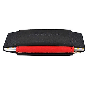 VBAX Minimalist Slim Elastic Wallet - Small Front Pocket Credit Card Holder for Men & Women Holds Up to 12 Card & Cash