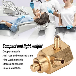 Dental Chair Switch Valve Toggle 2 Holes Copper Dental Chair Water Source Toggle Dental Chair Valve Accessories