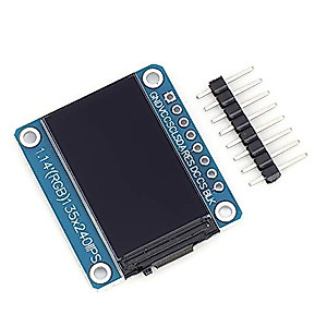 KUIDAMOS TFT Display Screen Module, 8P 4-Wire SPI Interface 135x240 28 x 31.4mm Screen Module 1.14 Inches 1.1 X 1.2in DIY Circuit