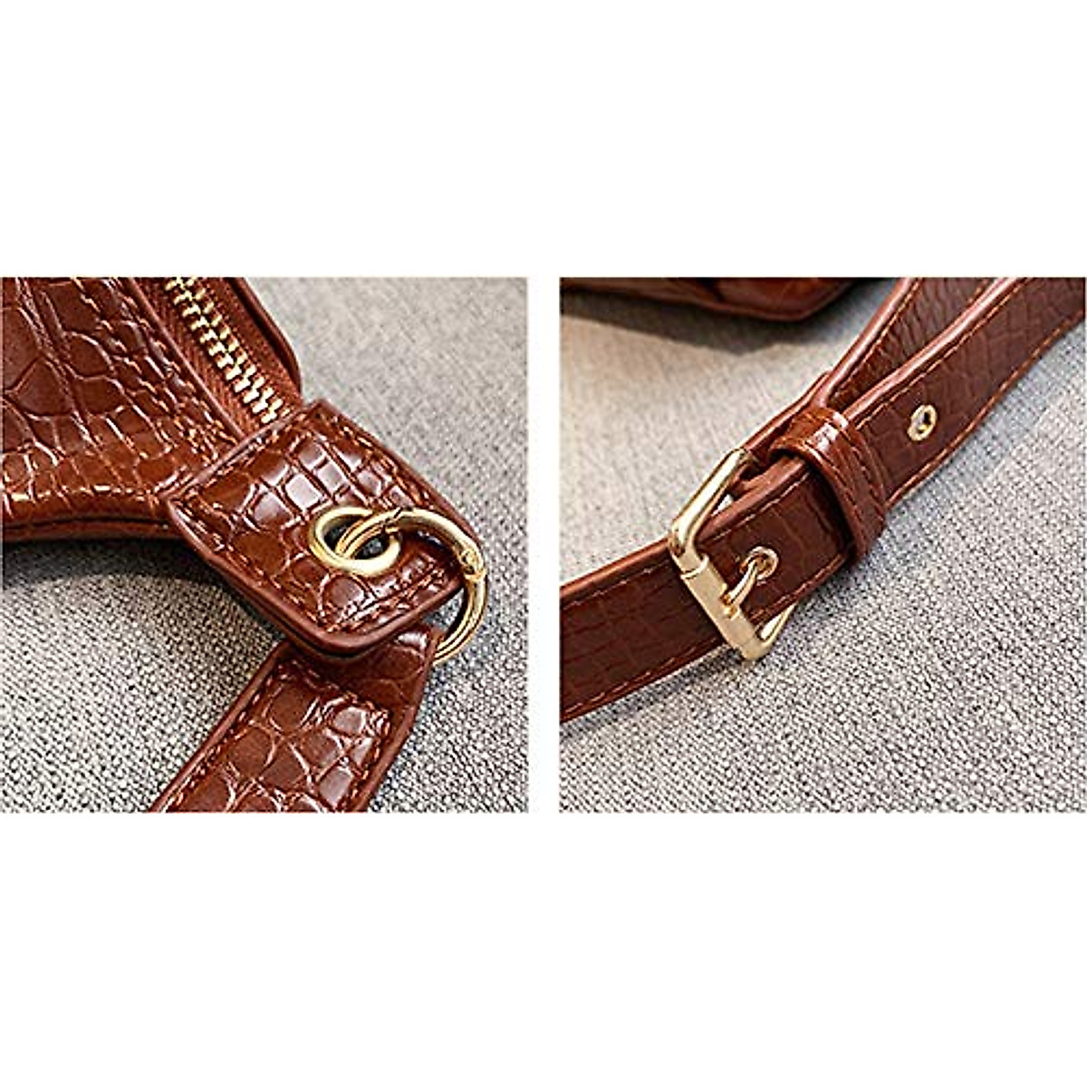 Women's Fashion PU Crossbody Bag Chest Pocket Shoulder Bag Shopping Bag Chest Bag Travel Pouch