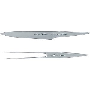 Chroma USA Chroma by F. A. Porsche Type 301 Carving Fork and 8-Inch Chef's Knife, one size, silver