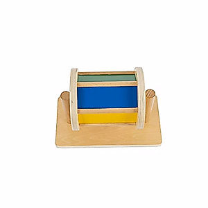 Tiger Montessori Spinning Rainbow Drum Toys for 612 Month Babies Infant 3 Month 1 Year Toddlers TI4501