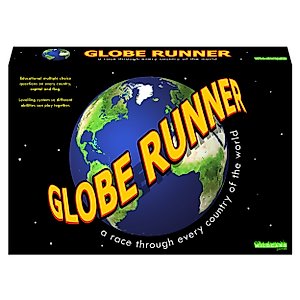 GLOBE RUNNER – Educational family board game for both kids and adults That races around The world through every country