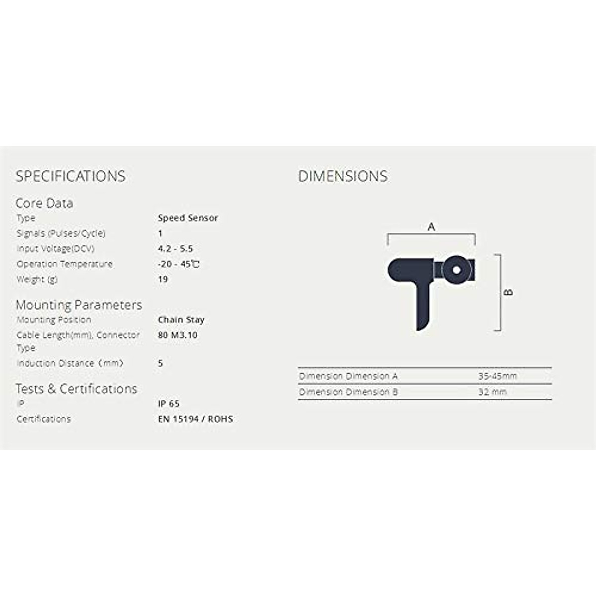 Mid Drive Motor Kits，for New Bafang Speed Sensor,DIY Electric Bicycle Speed Sensor E-Bike Conversion Bicycle Accessories