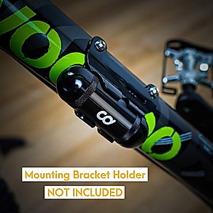 CyclingDeal Tubeless MTB Bike Tire Repair Kit - Bicycle Mountain Tire Plug Kit - Flat Tire Tackle Repair Patch Kits - Aluminium Full CNC Finish with 5 Strands