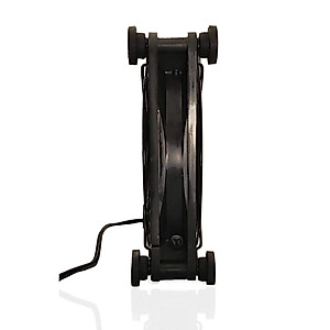 Easycargo 2-Pack 80mm USB Fan Quite, USB Fan 5V, Cooling Small Small Fan with Multi Speed Controller (80mm)