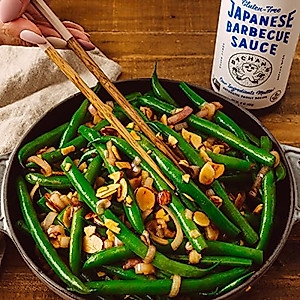 Bachan's - Japanese Barbecue Sauce - Gluten Free, 17 Oz, Small Batch, Non GMO, No Preservatives, Vegan and BPA free. Condiment for Wings, Chicken, Beef, Pork, Seafood, Noodle Recipes, and More