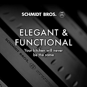 Schmidt Bros. Acacia Downtown Magnetic Knife Block Schmidt-22-Series, Up to 18-Piece