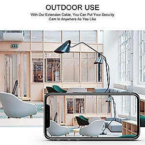 Brada 2Pack 25ft Micro USB Power Cord,Micro USB to USB Charging Cable,DC Power Adapter USB Extension Cable,Extension Power Cable for CCTV Security Camera,Indoor Wireless IP Camera,Standalone DVR