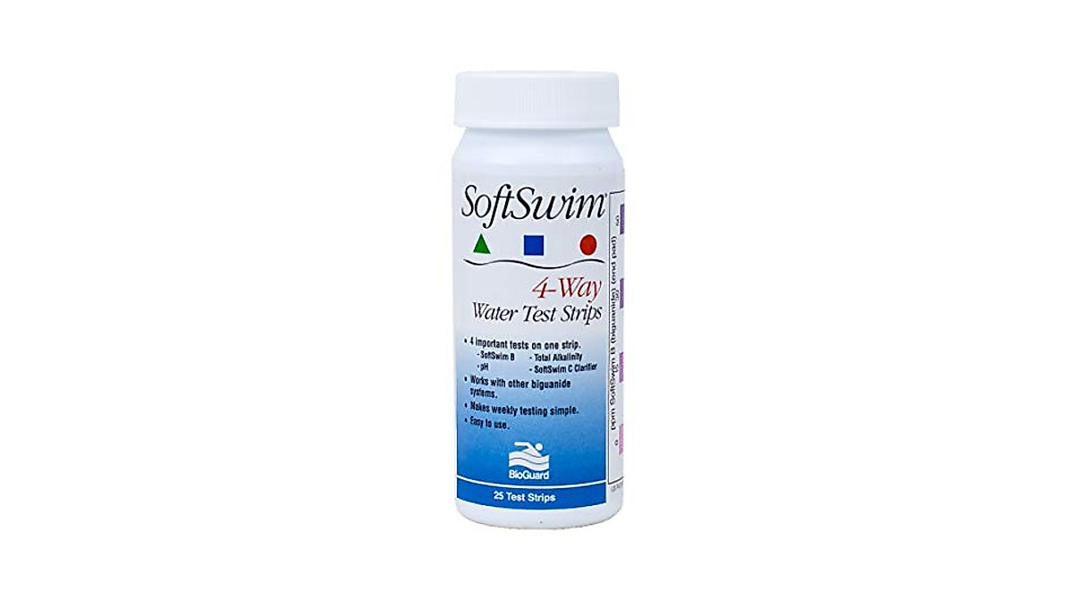 Softswim 4-Way Test Strips for Easy Pool Care