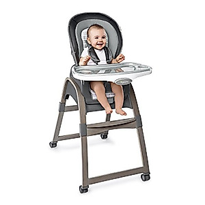Ingenuity Boutique Collection 3-in-1 Wood High Chair, Bella Teddy - High Chair, Toddler Chair, and Booster