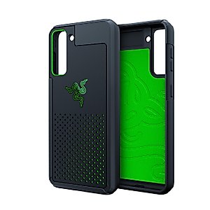Razer Arctech Pro for Galaxy S21: Thermaphene & Venting Performance Cooling - Wireless Charging Compatible - Drop-Test Certified 6ft/1.8m - 5G Compatible - Black