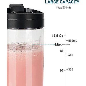 White Portable Blender, 1-pack, 530 ml (17.90oz)