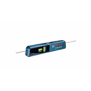 Bosch GLL1P 65ft Combination Point and Line Laser Level for Horizontal, Vertical or Angular Leveling Applications, Black