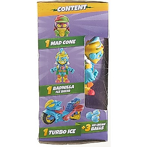 SUPERTHINGS Turbo Ice Scooter with Catapult Ice Cream Ball Launcher, Includes 1 Kazoom Kid and 1 SuperThing