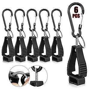 NANHONG 6 Pieces Glove Clips for Work Glove Holder Clip, Construction Worker for Glasses Helmets Glove Grabber Clips.
