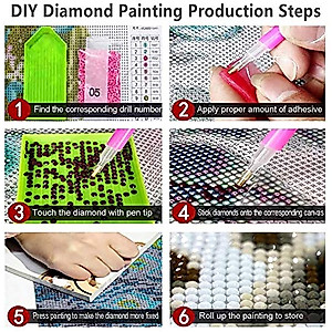 SHCIJGE 5D Painting Art Painting Full Diamond Rhinestone Picture Crystal Embroidery kit Art handicrafts Wall Decoration Cartoon and Animation Series 12x16 inches