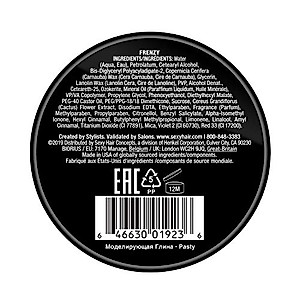 SexyHair Style Frenzy Matte Texturizing Paste, 2.5 Oz | Fullness, Texture and Definition | Helps Create Bulk | Semi-Matte