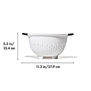 OXO Good Grips 3 QT Plastic Colander, White