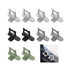 XYOFUN 10pcs Toilet Seat Lifter,Toilet Cover Lifter,Toilet Seat Handle,Toilet Lid Lifter,Toilet seat cover accessories,Avoid Touching Toilet Cover Handle Tools,Toilet accessories for Home,Hotel,Restau