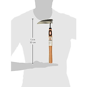 Japanese Weeding Sickle Very Sharp Edge Quick Work (Full Size)