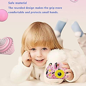 LINXHE Kids Camera, Selfie Digital Cameras Gifts for Boys Girls, 1080P HD Video Camera with 32GB SD Card for Children (Color : Pink)