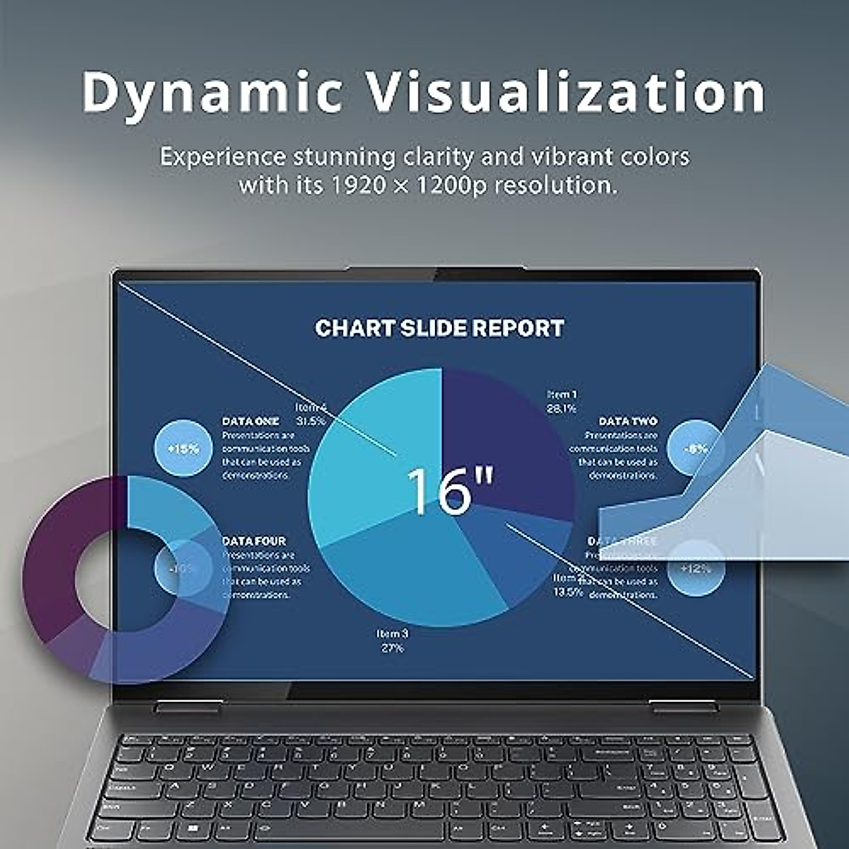 Lenovo Yoga 7i 16" WUXGA 2-in-1 Touchscreen Laptop, Intel Core i5-1335U, 8GB LPDDR5 RAM, 1TB SSD, Backlit Keyboard, Fingerprint Reader, Intel Iris Xe, FHD Webcam, Grey, Win 11, 32GB USB Card