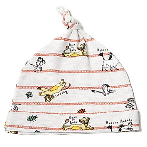 Disney Lion King Simba Infant Baby Boys 3 Piece Outfit Set: Cuddly Bodysuit Pants Hat orange/White 3-6 Months