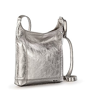 The Sak womens De Young Leather Crossbody, Pyrite, One Size US