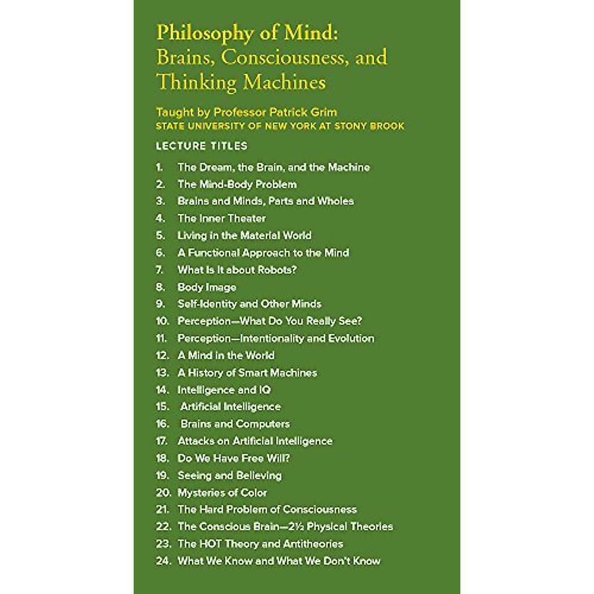 Philosophy of Mind: Brains, Consciousness, and Thinking Machines