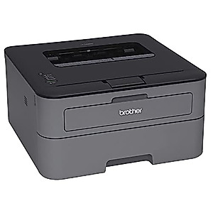 Brother L-2300D Series Compact Monochrome Laser Printer I Auto 2-Sided Printing I Up to 26 Pages/min I Up to 250-sheet/tray I Up to 2400 x 600 dpi I 27ppm + Printer Cable