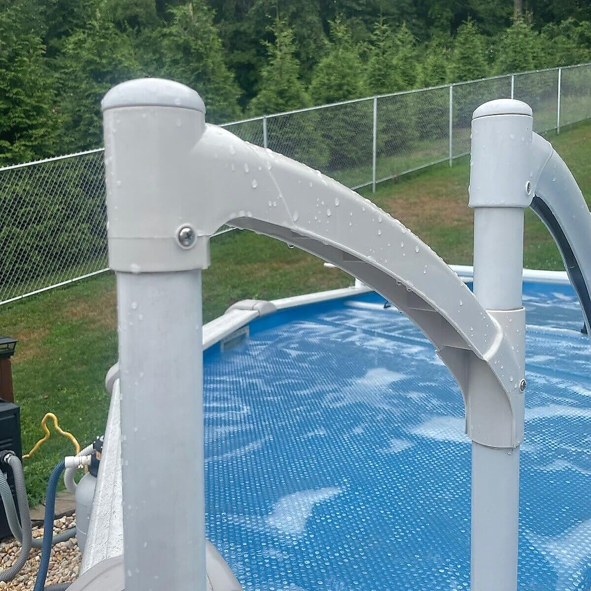 New Short Handrail for Above Ground Swimming Pool Step