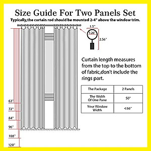 100% Blackout Shield Linen Blackout Curtains 84 Inches Long 2 Panels Set, Clip Rings/Rod Pocket Blackout Curtains No Light, Black Out Curtains & Drapes for Bedroom, 50 inches Wide Each Panel, Beige