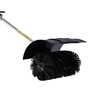 Handheld Sweeper 52CC 2 Stroke 2.3HP Powered Sweeping Broom Driveway Turf Grass Snow Cleaning Broom Tool for Garden Lawn Yard Sidewalk Sweeper Cleaner Tools 1.8M